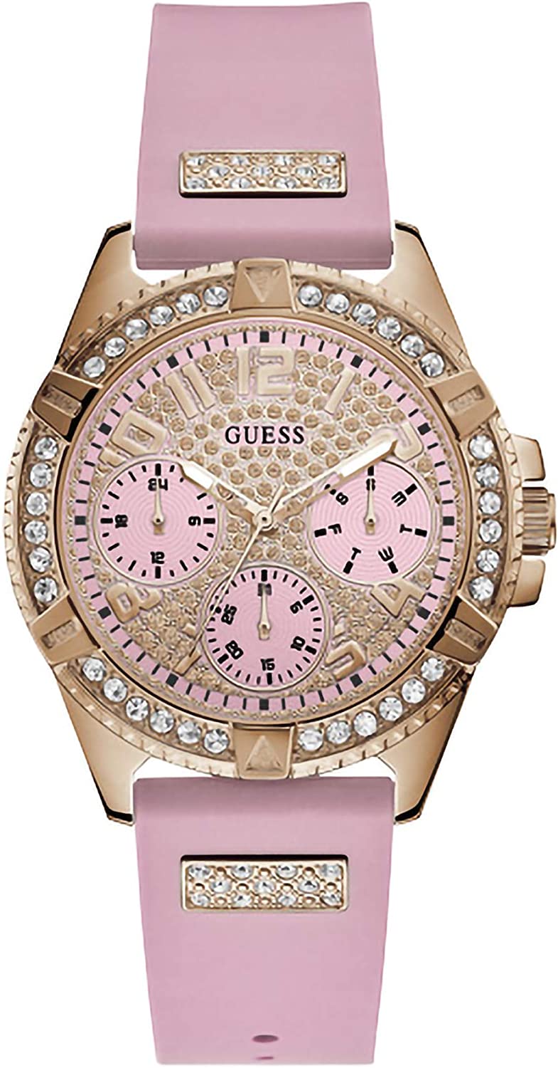 Guess Lady Frontier Quartz Crystal Ladies Watch W1160L5 – Watches of ...