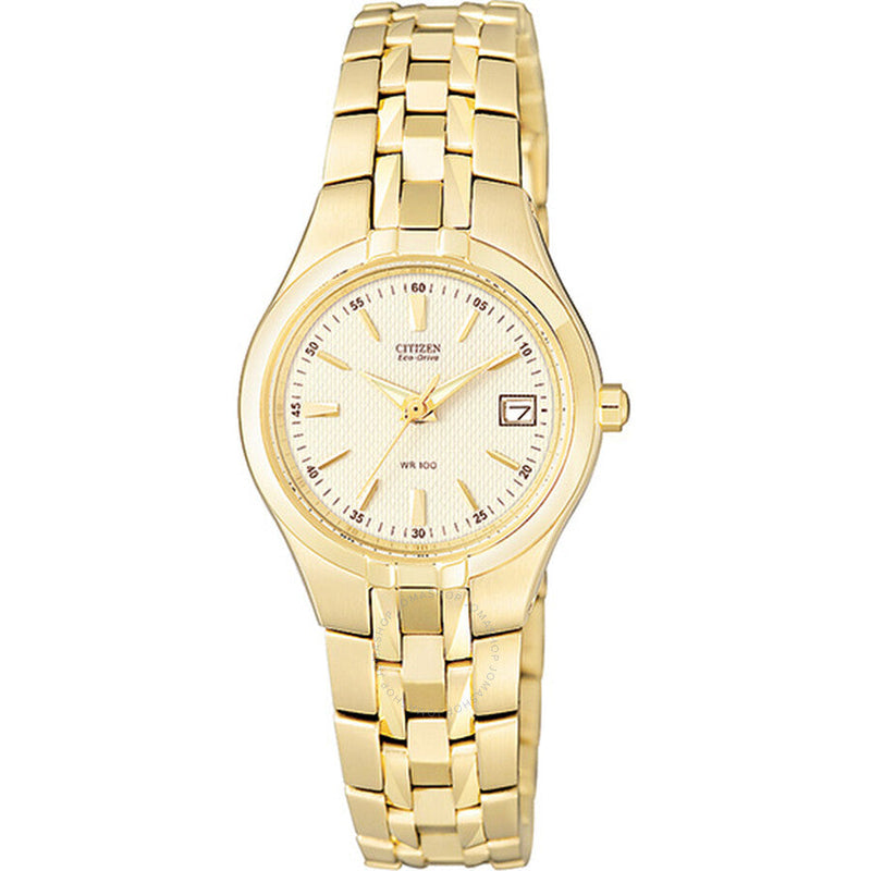 Citizen Eco-Drive 180 Gold-Tone Ladies Watch EW1242-52P