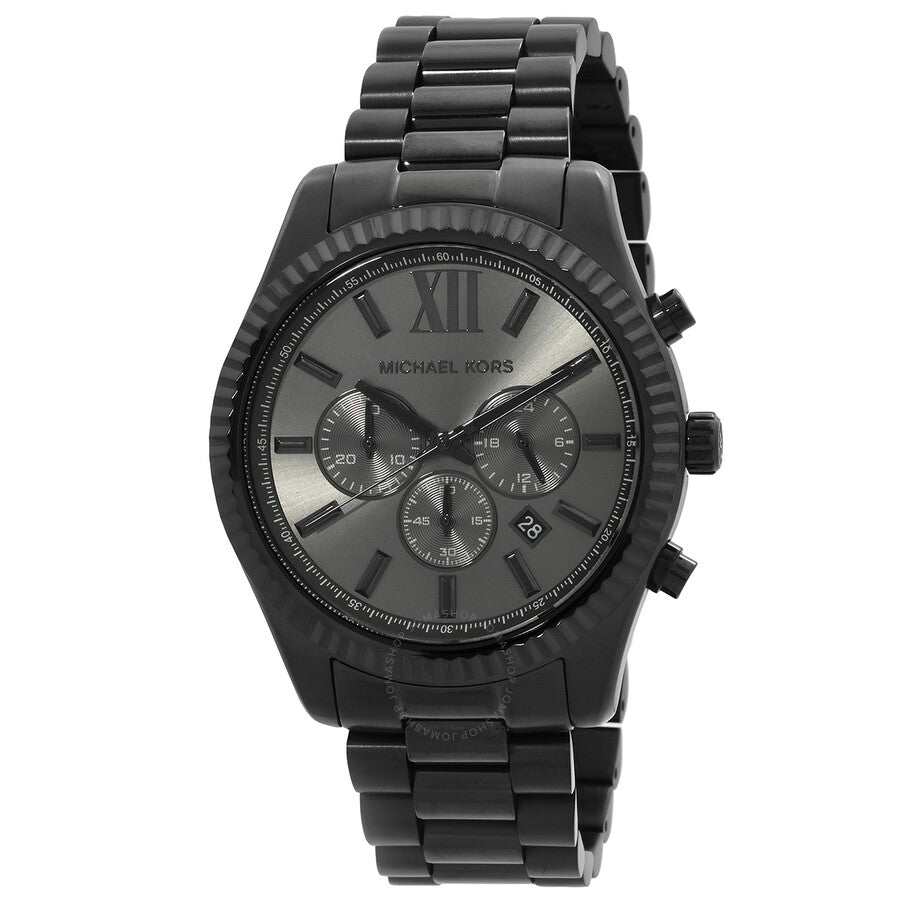 Michael Kors Lexington Chronograph Quartz Black Dial Watch MK9154 ...