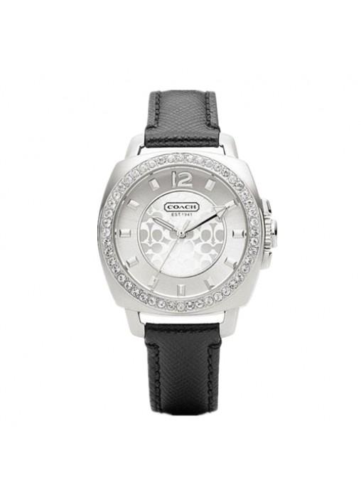 Coach Watch Black Leather Women's Watch 14503152 – Watches of America