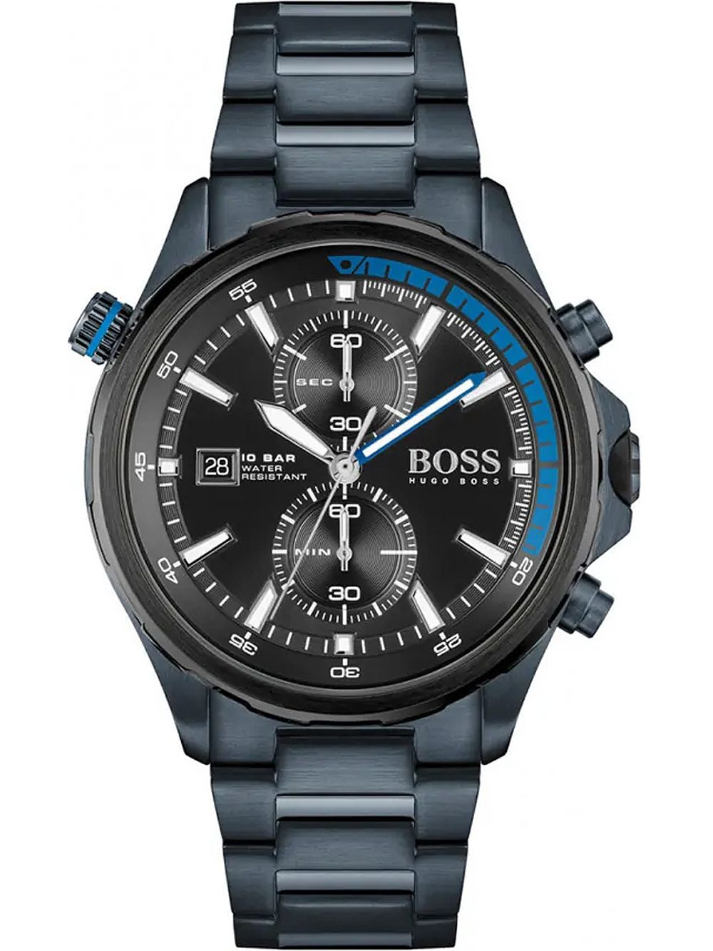 Hugo Boss Globetrotter Black Dial Men's Watch 1513824 – Watches of America