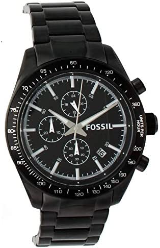 Fossil Black Stainless Steel Men's Watch BQ2067 – Watches of America