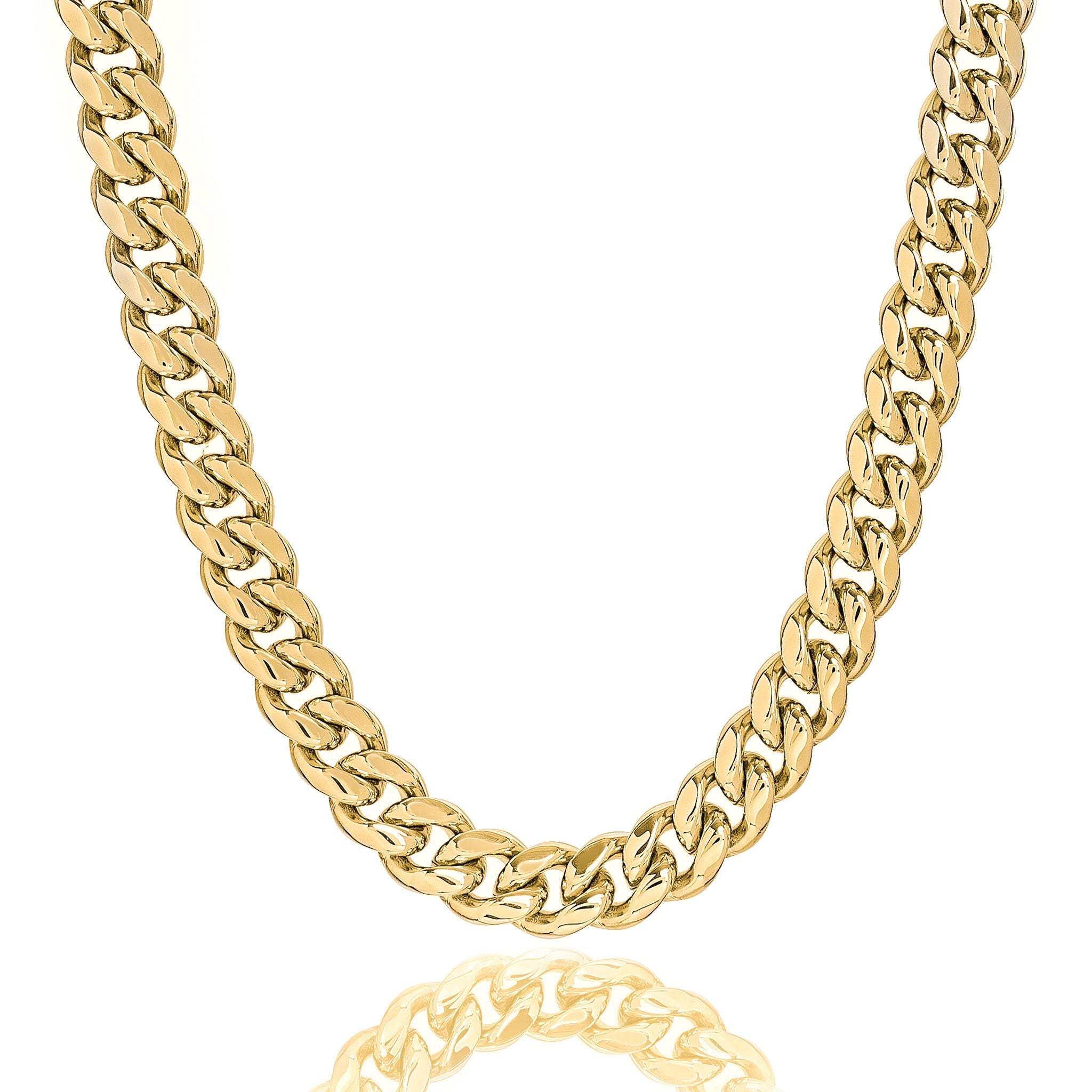 Big Daddy 8MM Cuban Link 18K Gold Chain – Watches of America