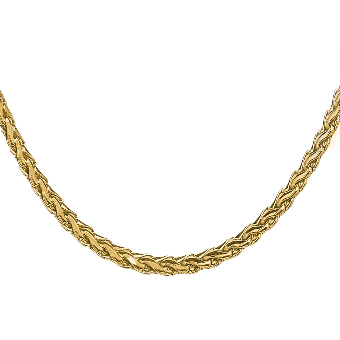 Big Daddy 5MM Gold Spiga Rope Chain – Watches of America