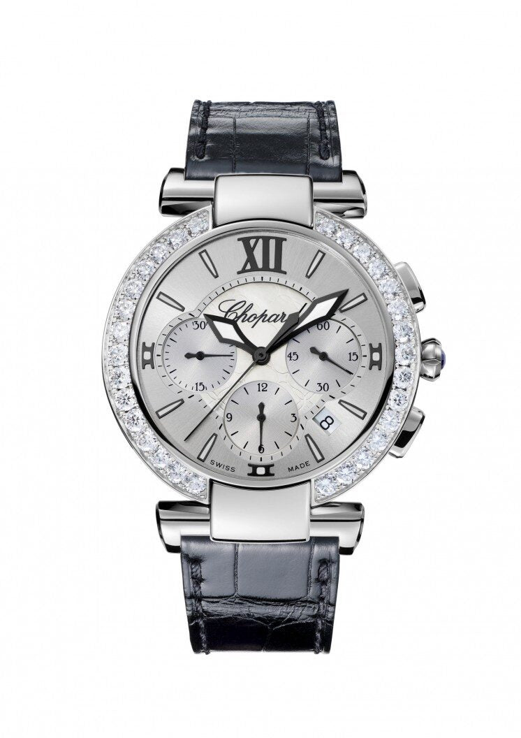 Chopard Imperiale Diamante Bisel Cronógrafo Automático Reloj para mujer ...