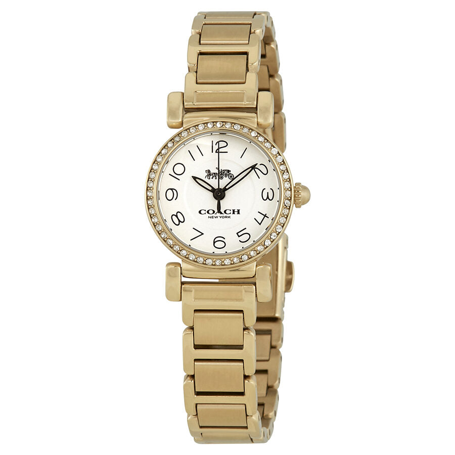 Coach Madison Crystal White Dial Ladies Watch 14502852 – Watches of America