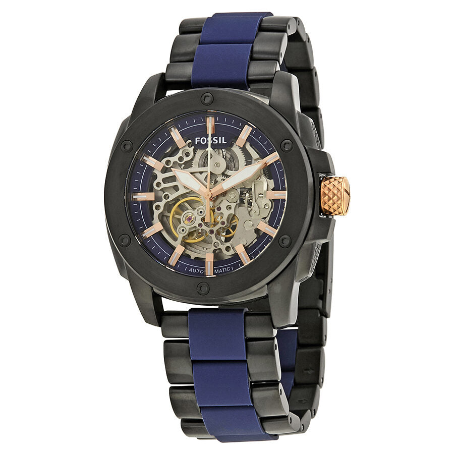 Fossil Modern Machine Automatic Skeleton Dial Men's Watch ME3133 ...
