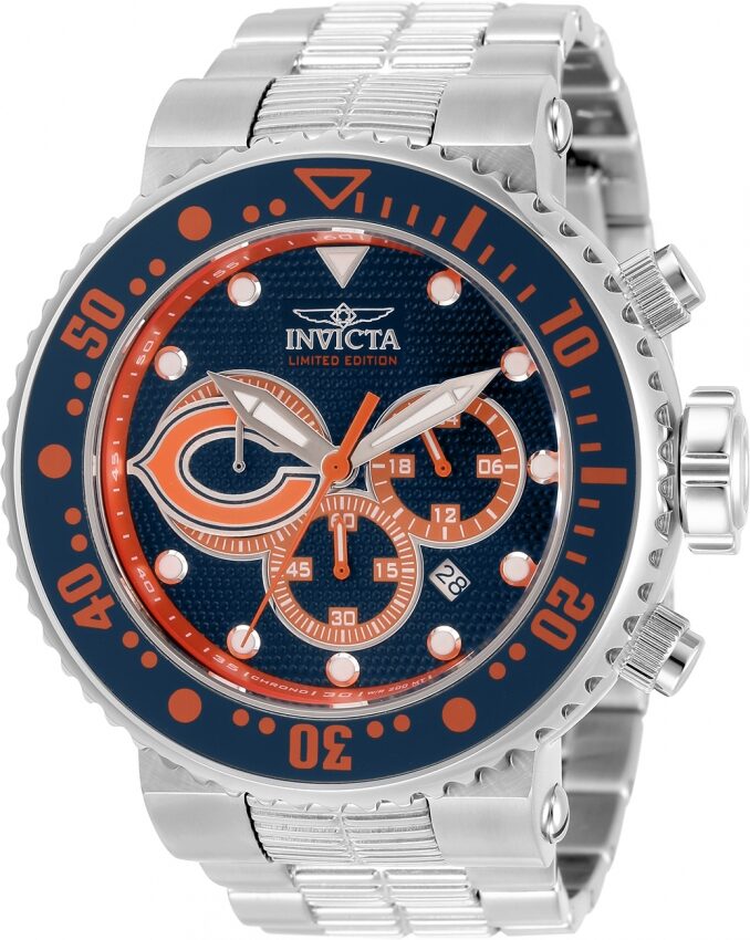 Invicta NFL Chicago Bears Chronograph Quartz Men's Watch 33120 ...