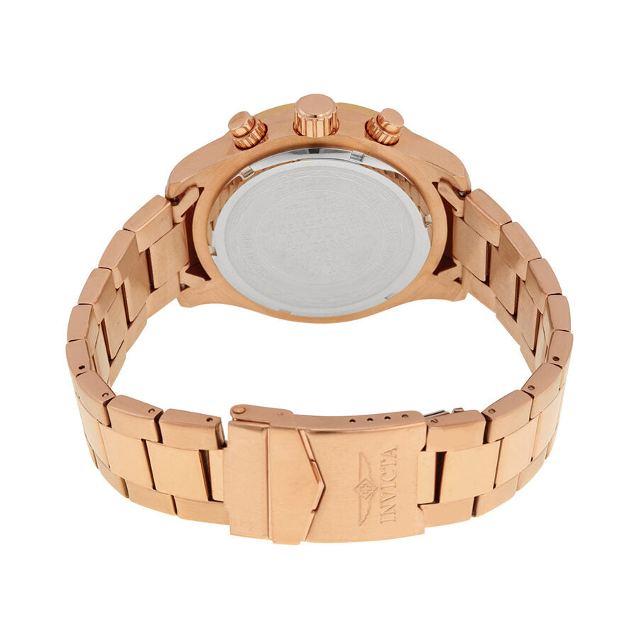 Invicta Specialty Cronógrafo Rose Dial Rose Gold Ion-plated Reloj para ...