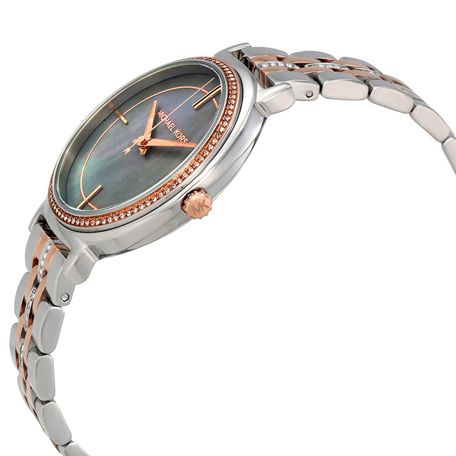 Michael Kors Cinthia Grey Mother of Pearl Ladies Watch Michael Kors Cinthia Grey Mother of Pearl Ladies Watch