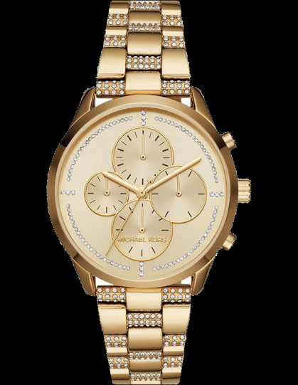 Michael Kors Slater Gold Tone Women's Watch MK6519 – Watches of America