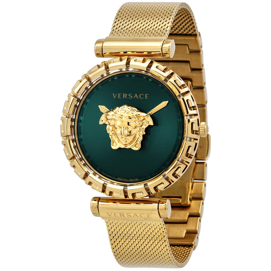 Versace Greca Green Dial Women's Watch VEDV00819 – Watches of America